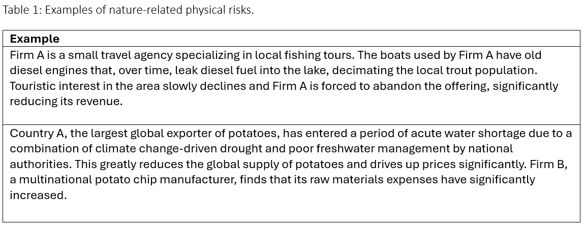 3 Key Areas for Understanding Nature-Related Risks