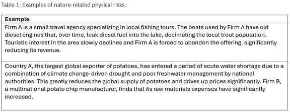 3 Key Areas for Understanding Nature-Related Risks